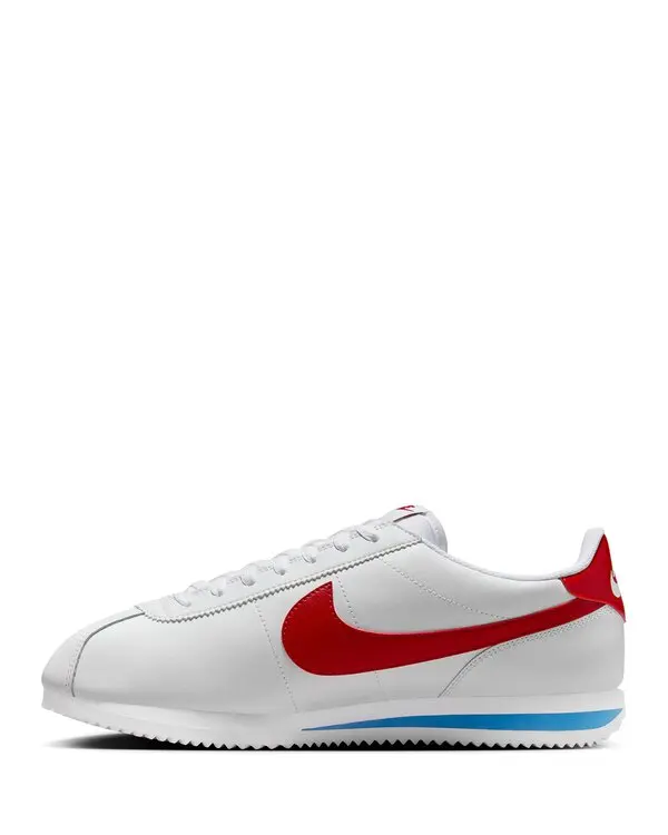 Nike Cortez Leather Sneakers - White/red