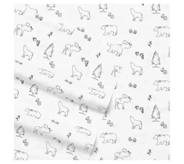 Eddie Bauer Animal Tracks Full Sheet Set