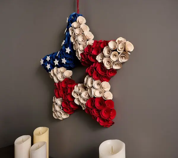 VALERIE PARR HILL Patriotic Wood Curl Star Valerie - One-color