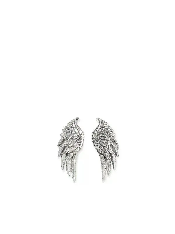 Emanuele Bicocchi Wing Stud Earrings - Silver