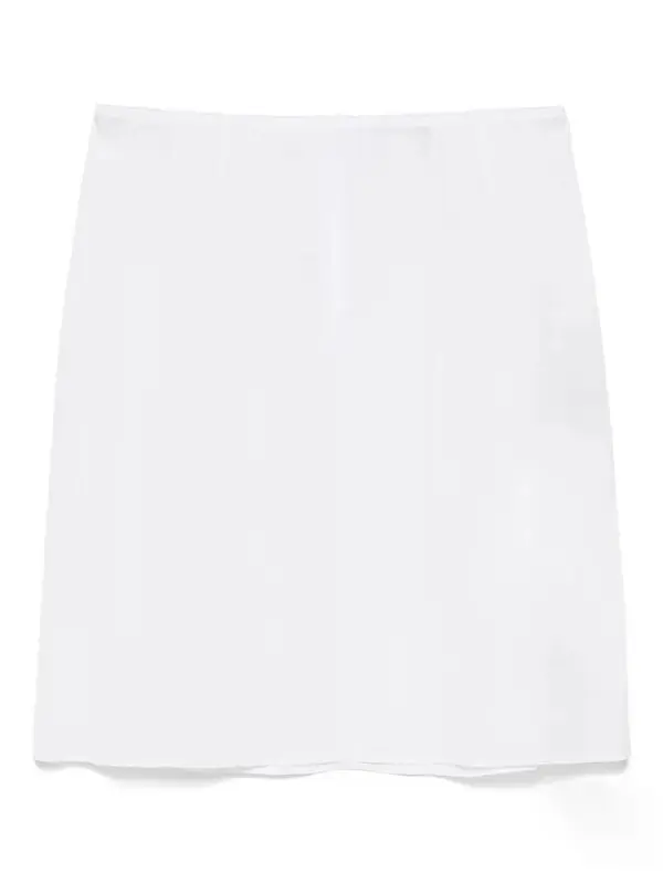 Dolce & Gabbana Semi-sheer Mini Skirt - White