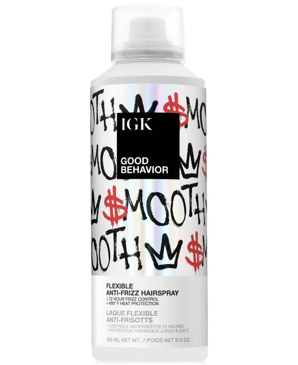IGK Good Behavior Flexible Anti-frizz Hairspray - No Color