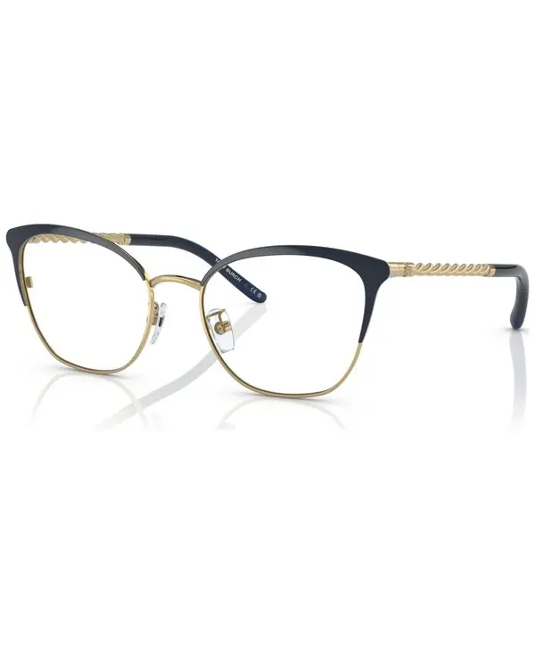 Tory Burch Eyeglasses - Shiny Gold,navy