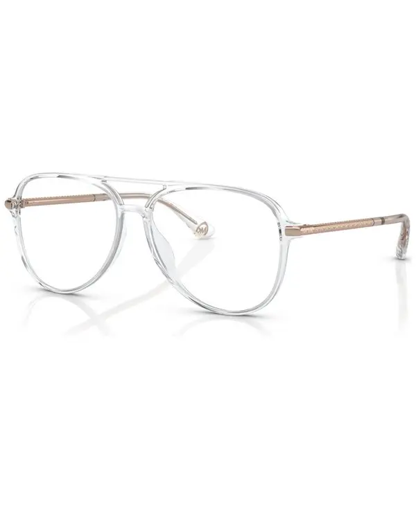 Michael Kors Pilot Eyeglasses - Clear Transparent
