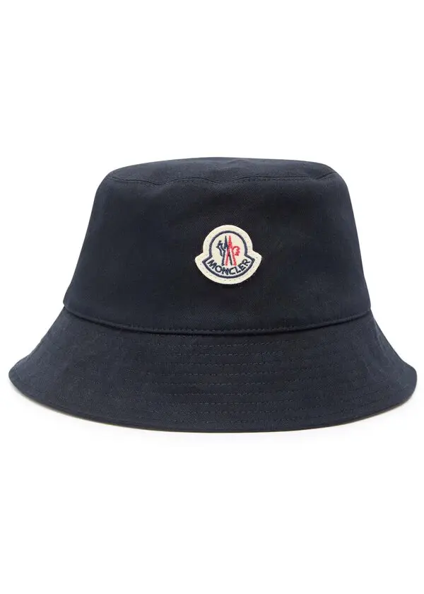 Moncler Reversible Bucket Hat - Navy