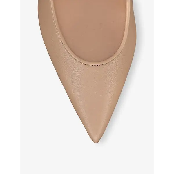 CHRISTIAN LOUBOUTIN Sporty Kate 85 Leather Pumps - Blush