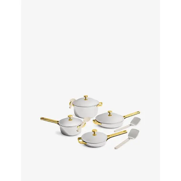 OUR PLACE Titanium Cookware Set Pro - Chrome Gold