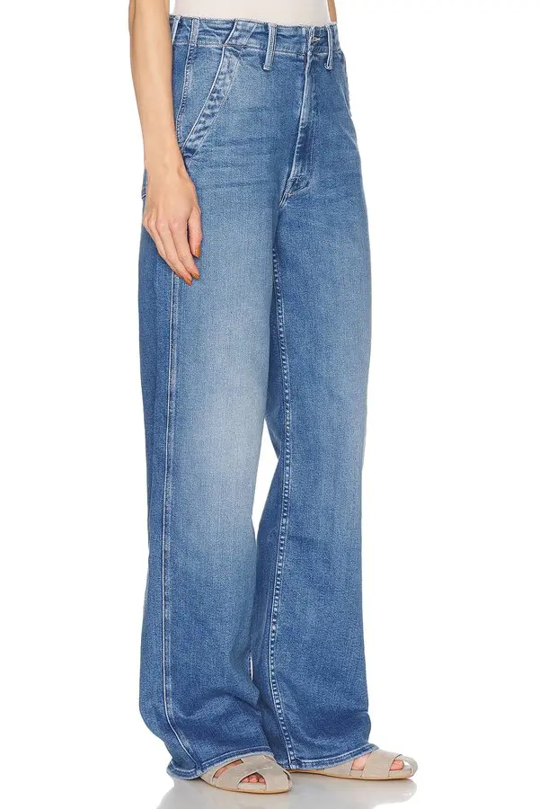MOTHER The Major Prep Zip Sneak Jeans