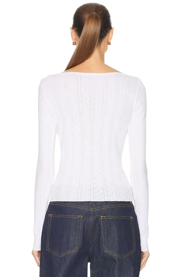 COU COU The Bateau Top - White
