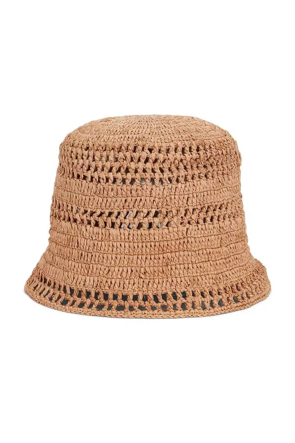 Chloé Sunset Raffia Hat - Powdery Pink
