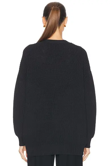 Jenni Kayne Cotton Cocoon Cardigan - Black