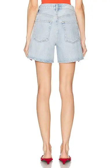 AGOLDE V-waist Denim Shorts