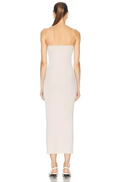 Enza Costa Silk Knit Jersey Essential Strappy Dress