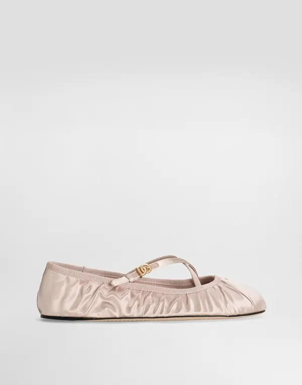 Dolce & Gabbana Satin Ballet Flats