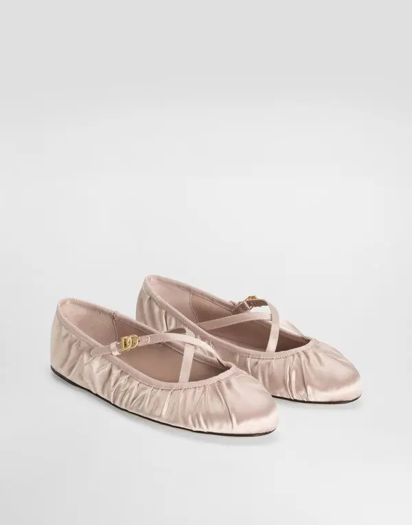 Dolce & Gabbana Satin Ballet Flats
