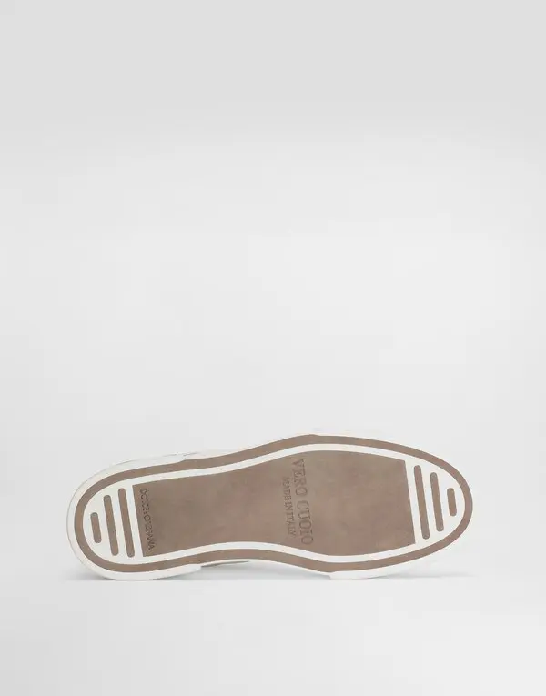 Dolce & Gabbana Calfskin Portofino Yacht Sneakers - Multicolor