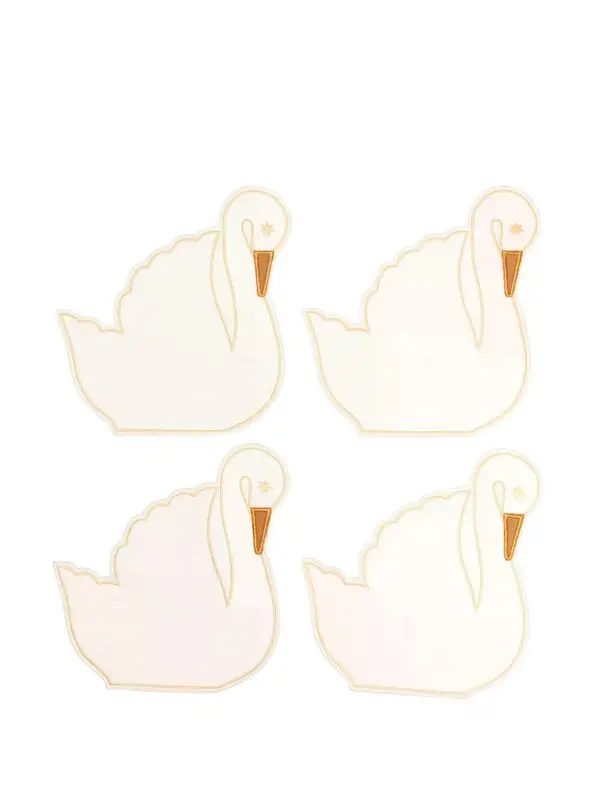 MAISON BALZAC Swan Napkins - Neutrals