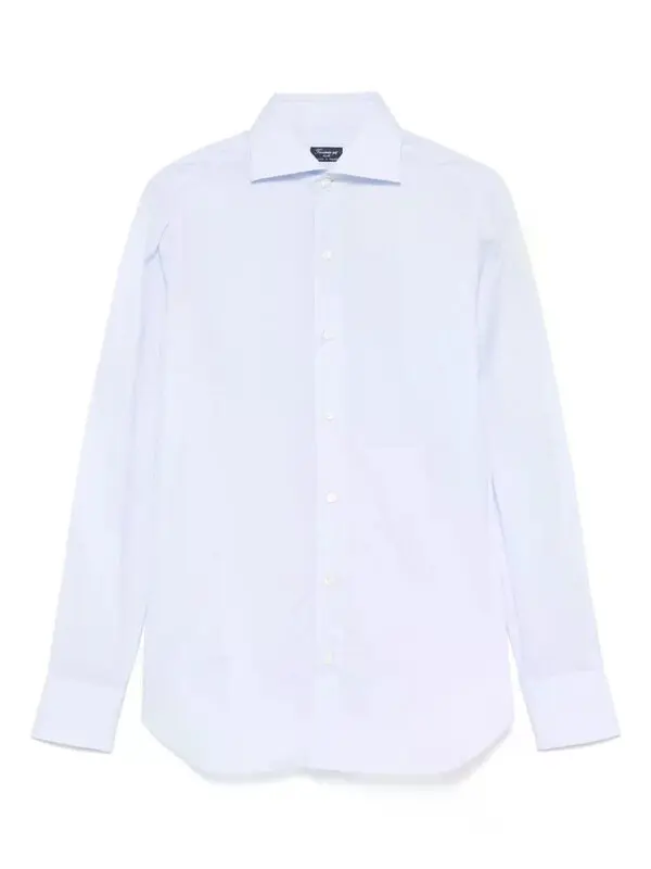 FINAMORE 1925 Cotton Shirt - Blue