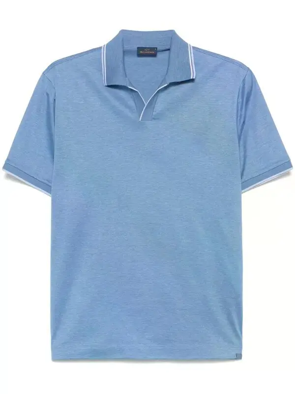 Paul & Shark Mélange-effect Polo Shirt