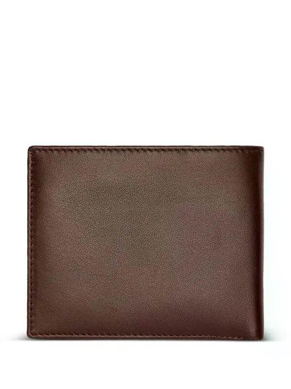 BOSS Logo-print Leather Wallet - Brown