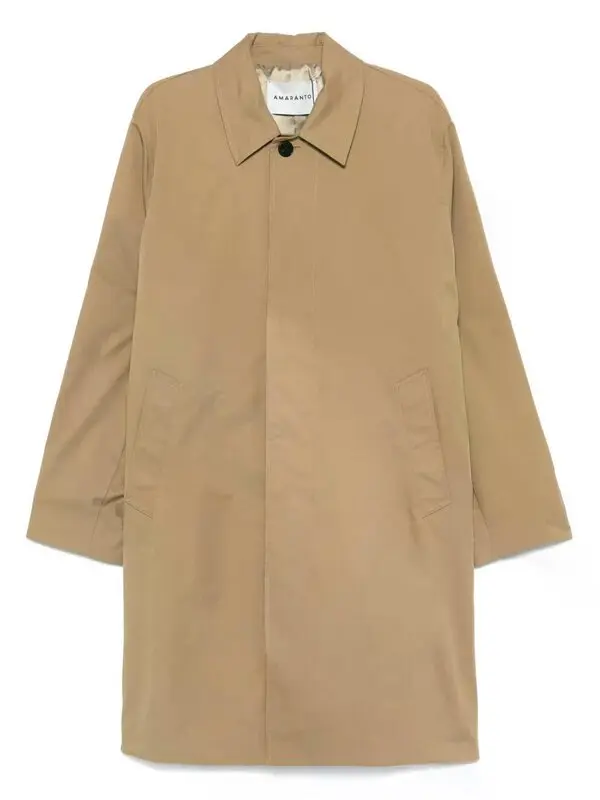 AMARANTO Twill Trench Coat
