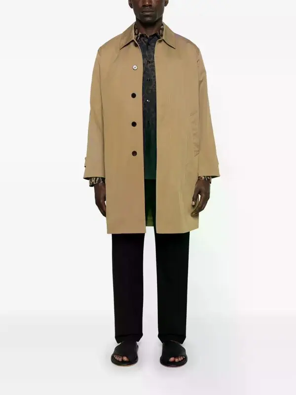 AMARANTO Twill Trench Coat
