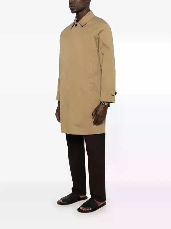 AMARANTO Twill Trench Coat