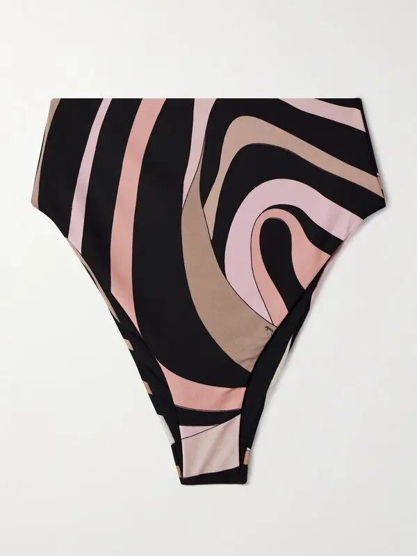 Emilio Pucci Printed Bikini Briefs - Pink