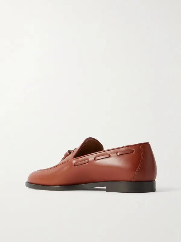 Loro Piana Francis Tasseled Leather Loafers