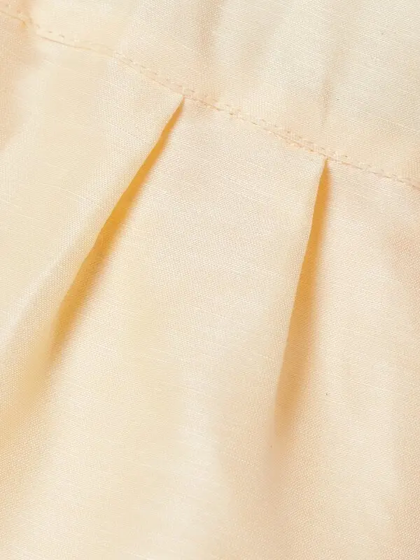 LIBEROWE Sabina Two-tone Linen-blend Shorts