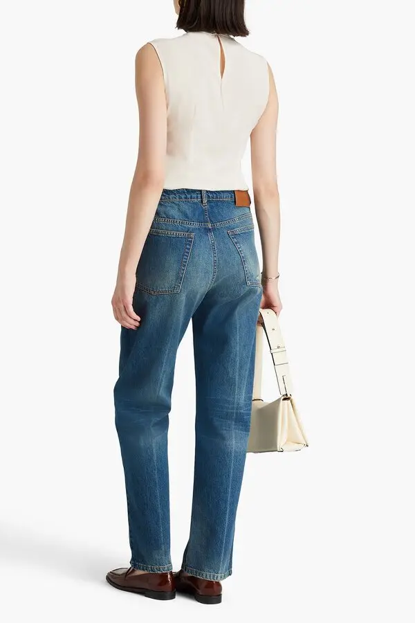 Victoria Beckham Pussy-bow Silk Top