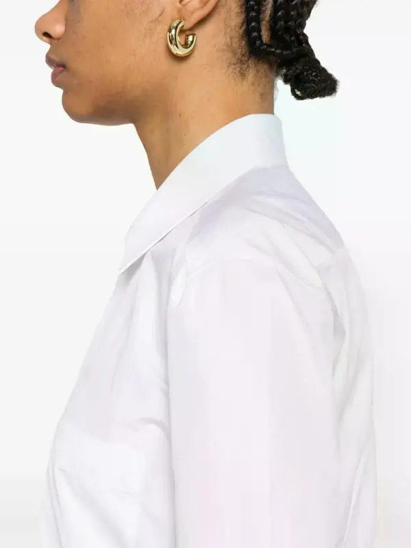 ALAINPAUL Cotton Midi Shirt Dress