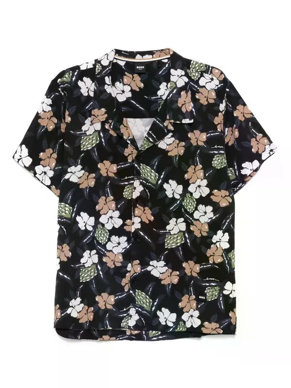 BOSS Floral-print Shirt