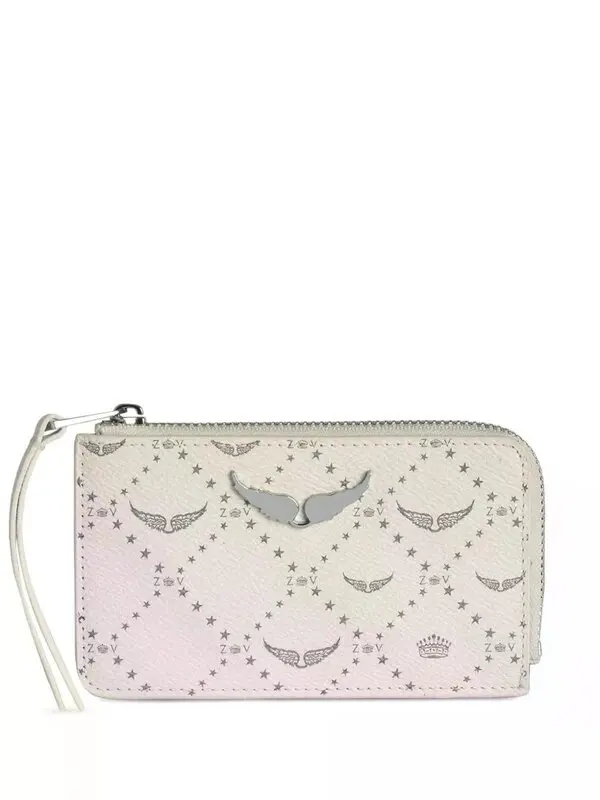Zadig&Voltaire Monogram Card Holder - White