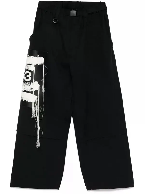 Y3 Sport Uniform Patch Trousers