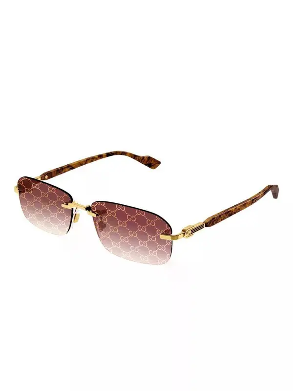 Gucci Rectangle-frame Sunglasses