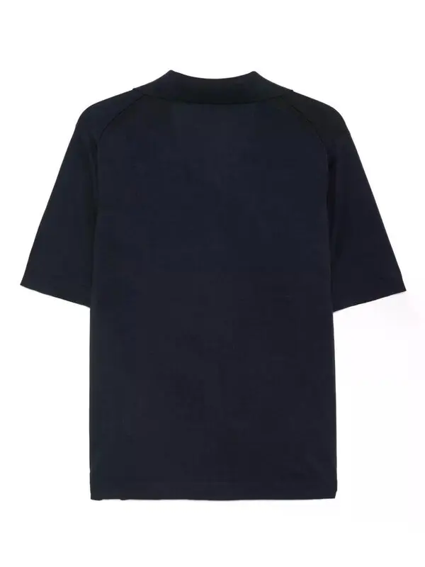 CRUCIANI Fine-knit Shirt - Blue