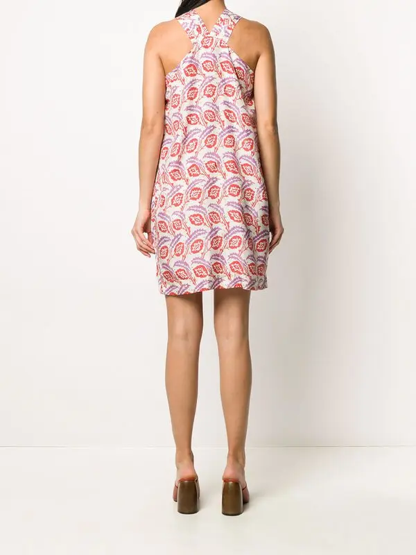 Isabel Marant Suzyli Leaf-print Short Dress