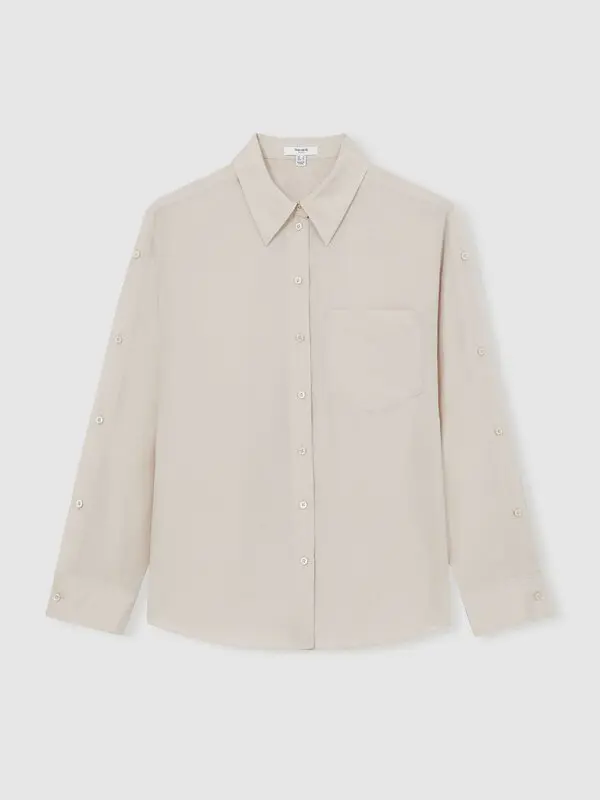 REISS Reenie Silk Shirt