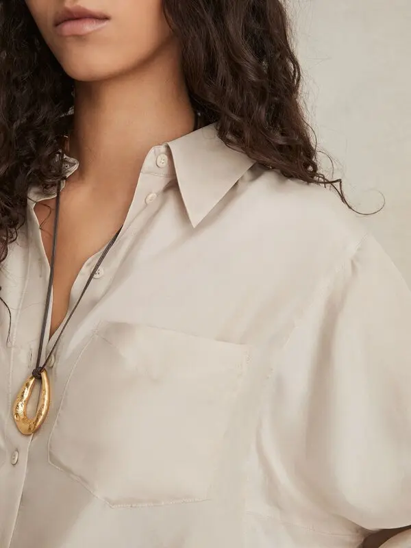 REISS Reenie Silk Shirt