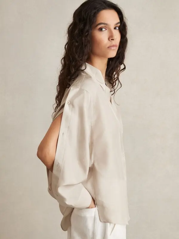REISS Reenie Silk Shirt