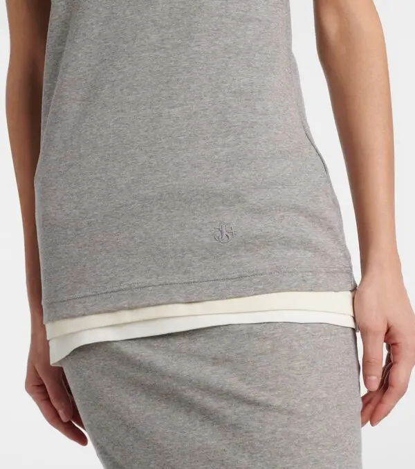 JIL SANDER Set Of 3 Cotton Tank Tops - Multicoloured