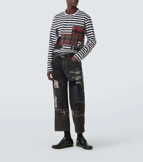 Junya Watanabe X Levi's® Patchwork Wide-leg Jeans