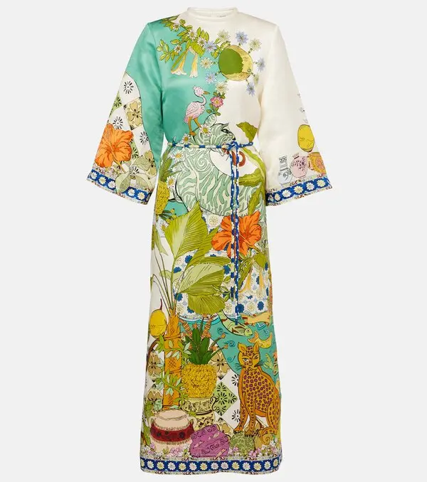 ALEMAIS Alémais Hazel Printed Maxi Dress - Multicoloured
