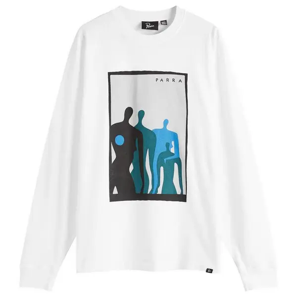 PARRA The Visitors Long Sleeve T-shirt - White
