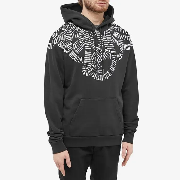 MARCELO BURLON COUNTY OF MILAN Snake Wings Regular Hoodie