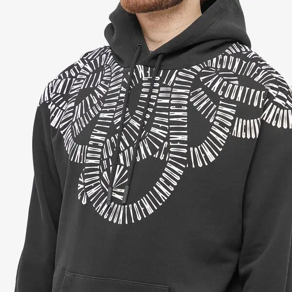 MARCELO BURLON COUNTY OF MILAN Snake Wings Regular Hoodie
