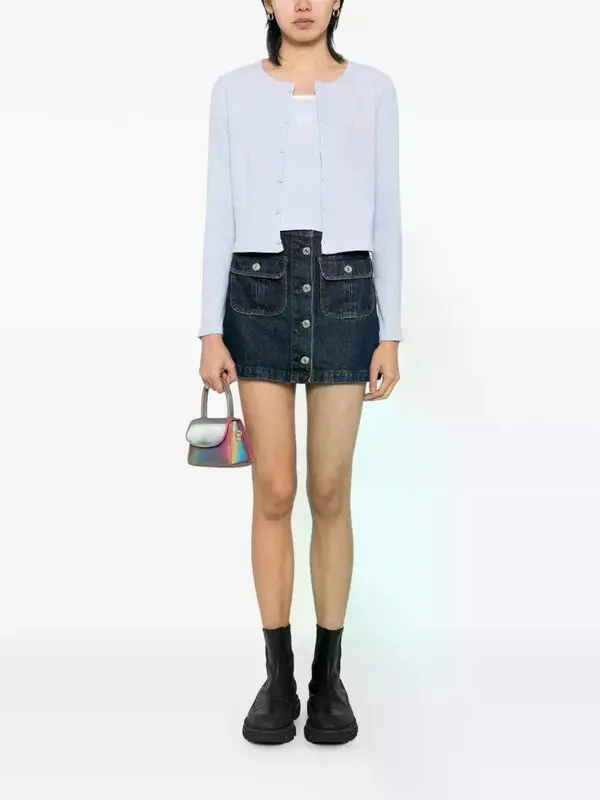 CHOCOOLATE Logo-embroidered Top - Blue