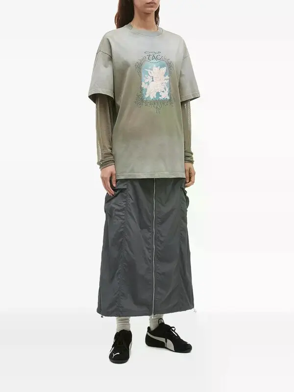 TOUT A COUP High-waisted Skirt - Grey