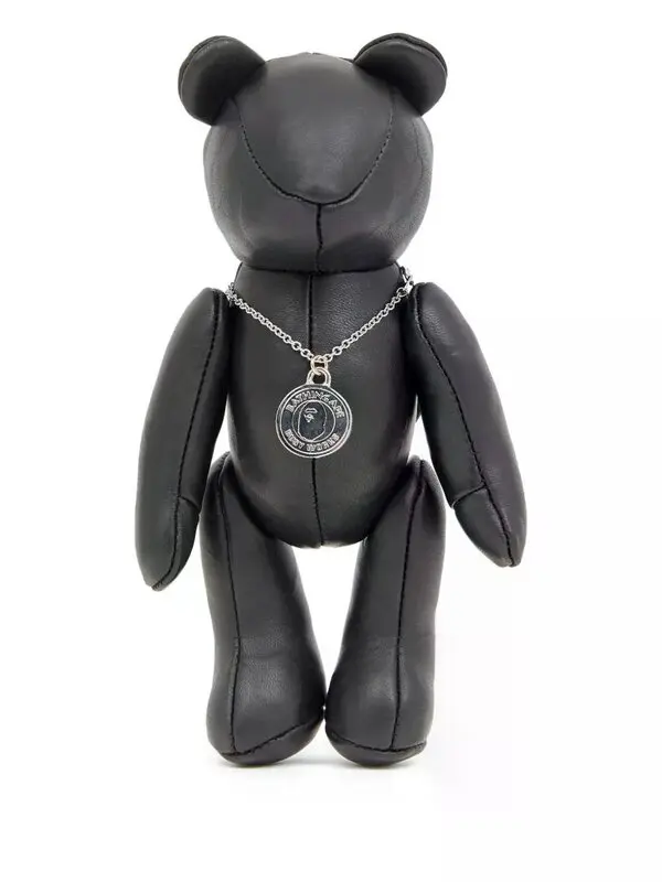 A BATHING APE® Leather Bear - Black